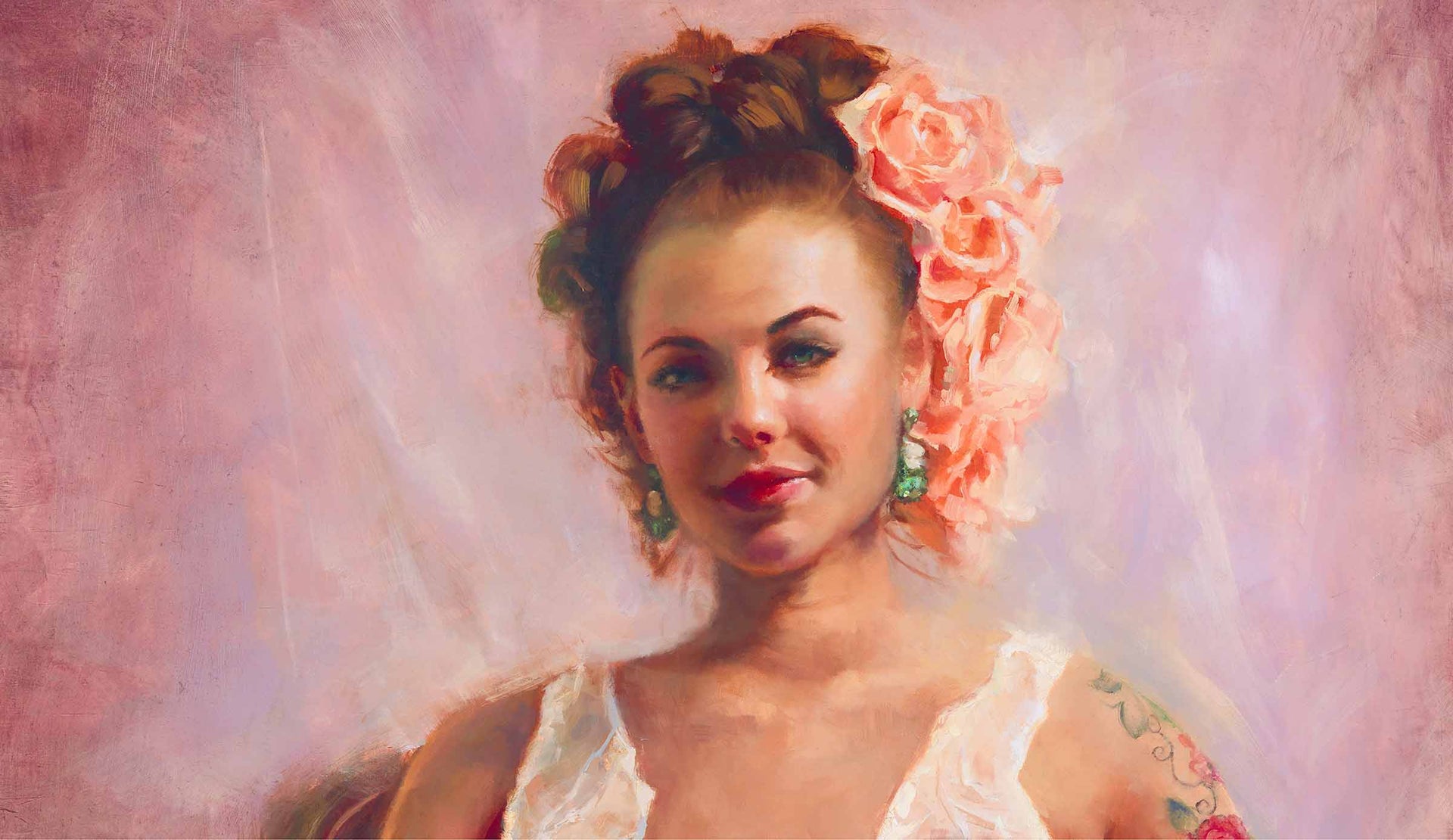 Modern Impressionist Painting Portrait Artist: Talya Johnson
